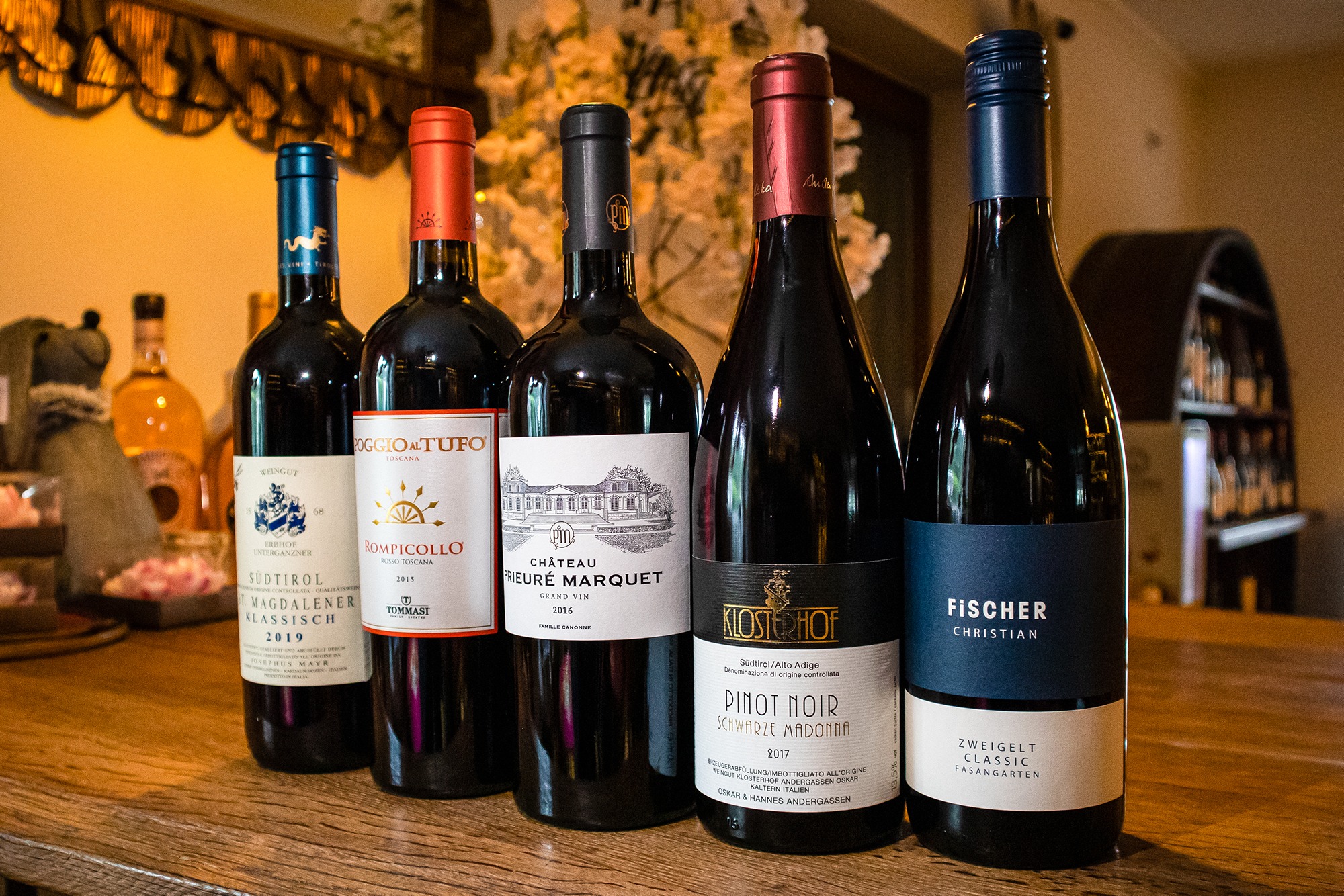 Geschmack Rotwein • alle wichtigen Aromen • Vinothek Nagele